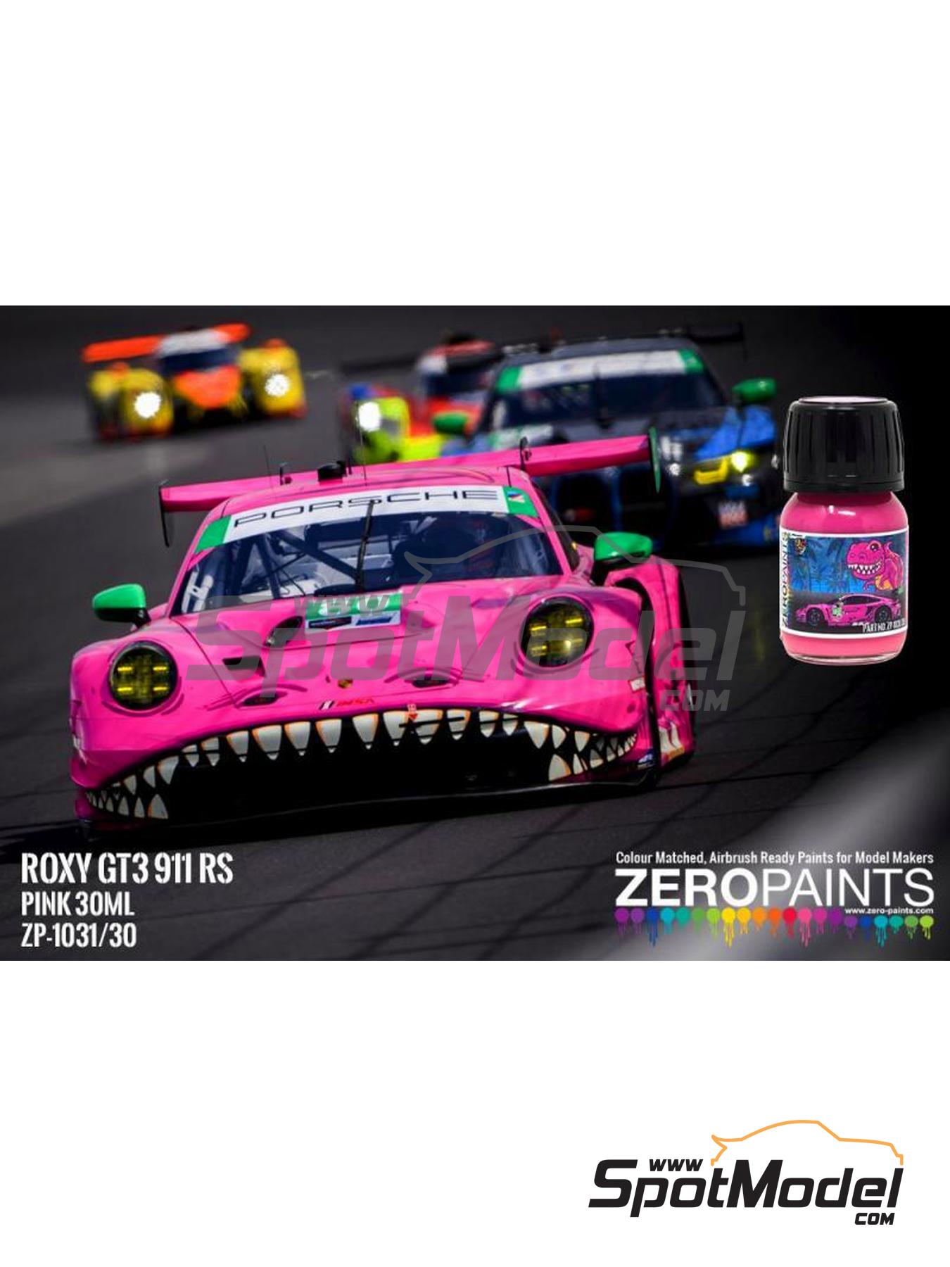 Zero Paints ZP-1031-30-ROXY: Paint for airbrush Pink Porsche 911 GT3R Roxy (GT3R Rawr) 1 x 30ml ...